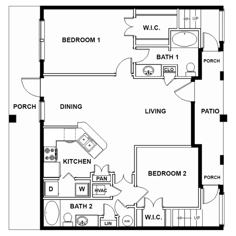Floor Plans - HRI-Victory Apartments